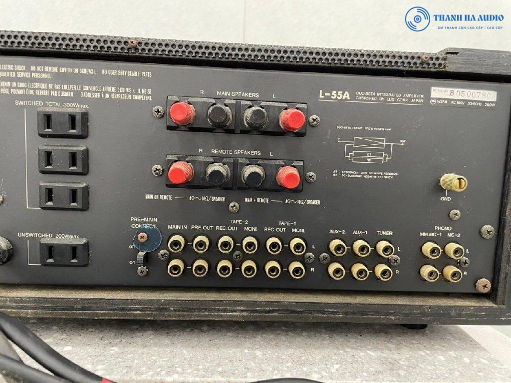 Luxman 55A - Ampli tích hợp sử dụng mạch truyền thống của hãng - Thanh Hà Audio