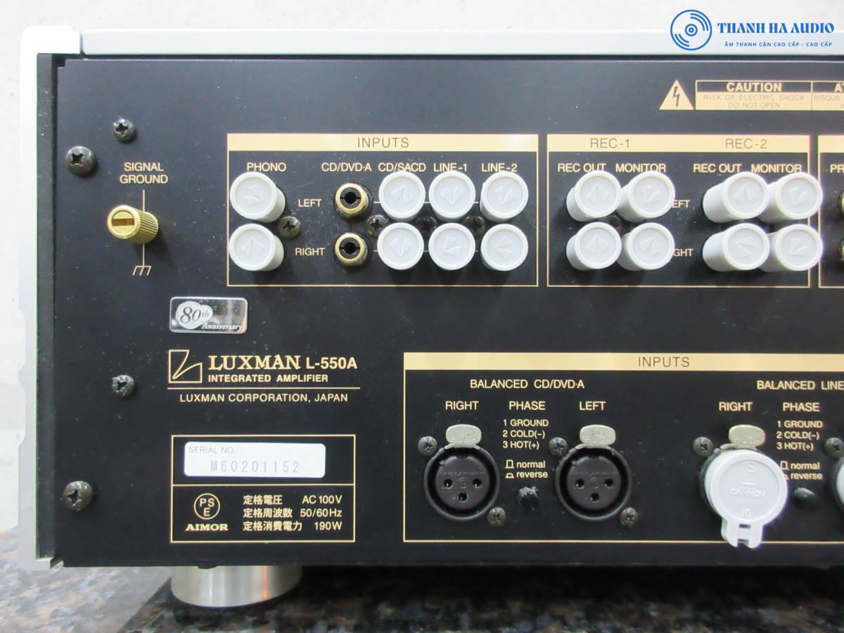 Luxman L550A Amply mạch Class A cao cấp đến từ Nhật Bản - Thanh Hà Audio